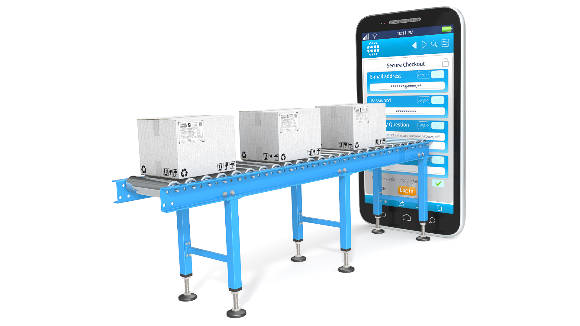 e-Commerce accessible single-page checkout