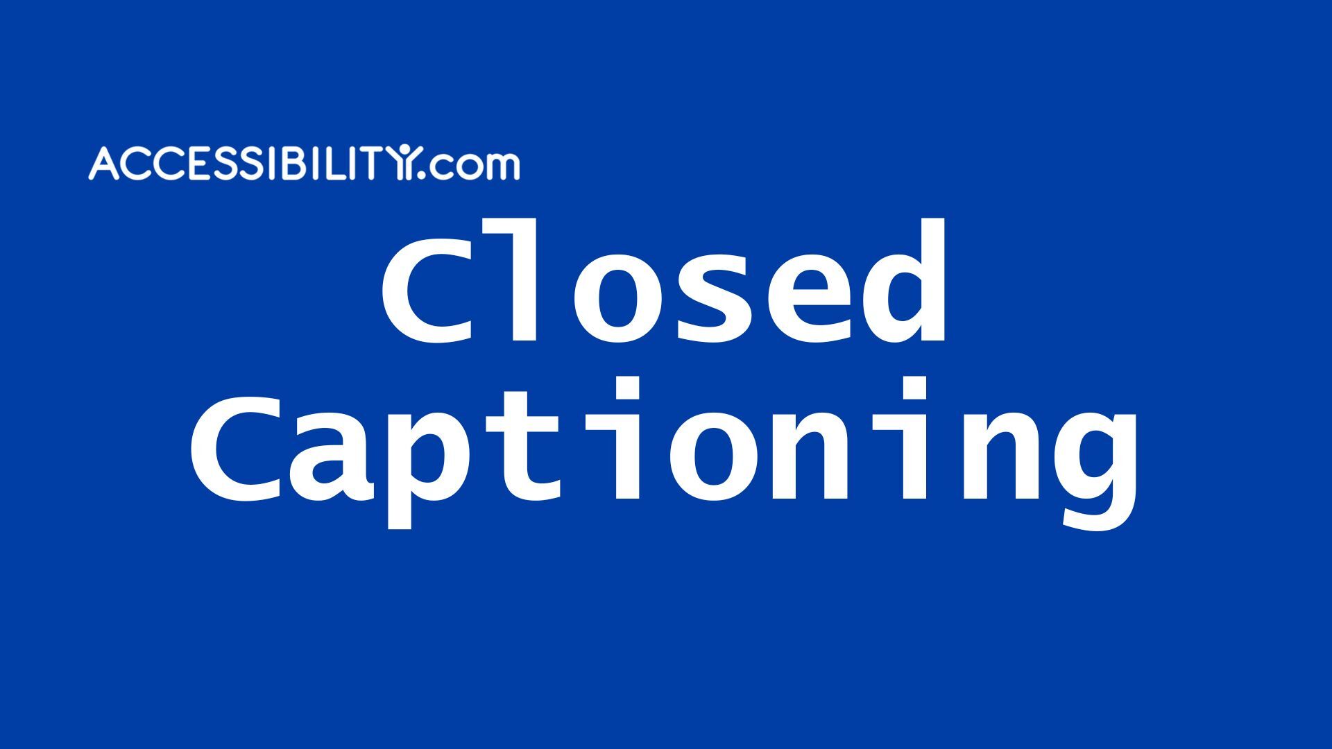 On Demand: Closed Captioning